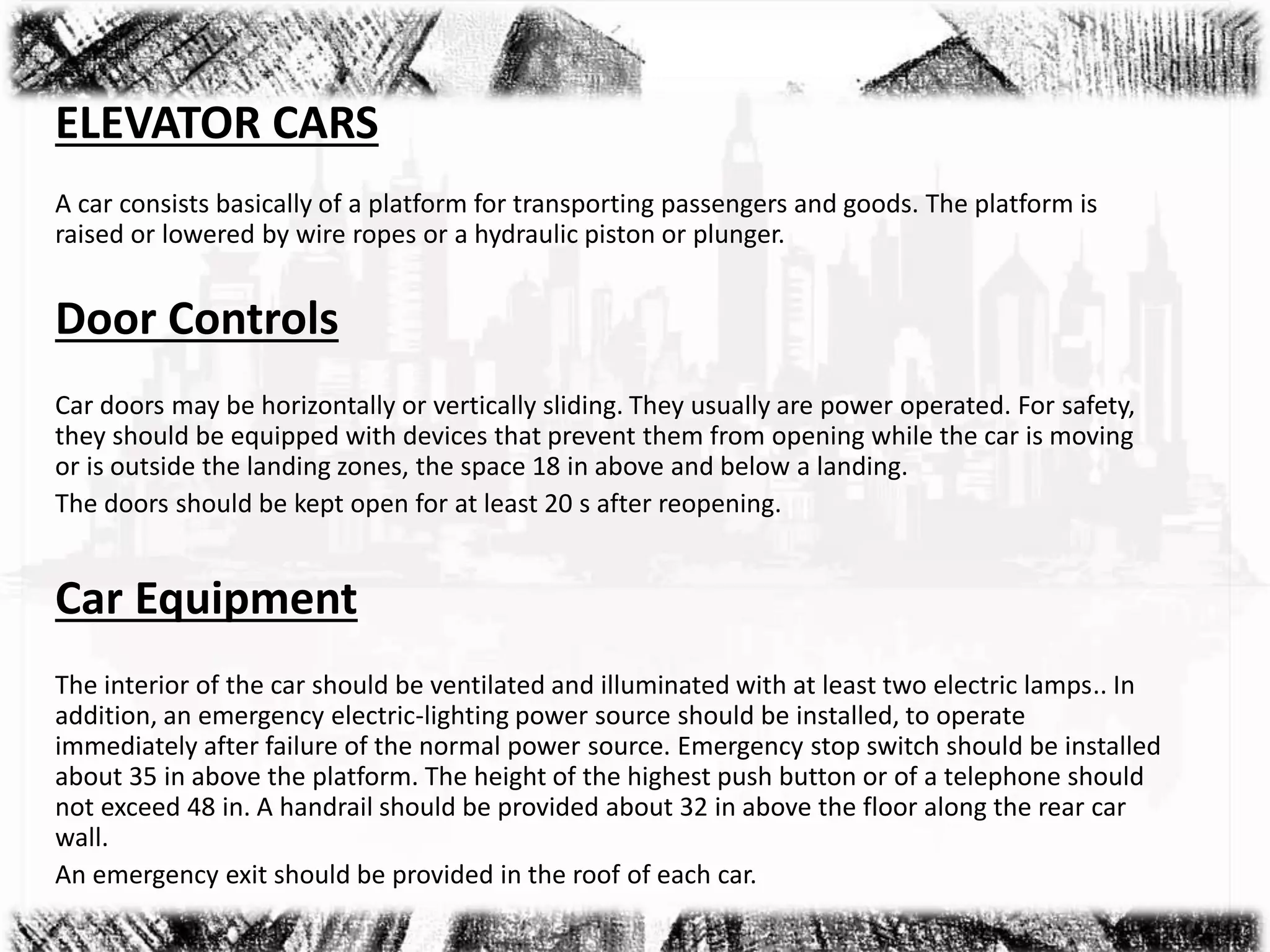 Vertical Circulation and Services of Highrise | PPTX