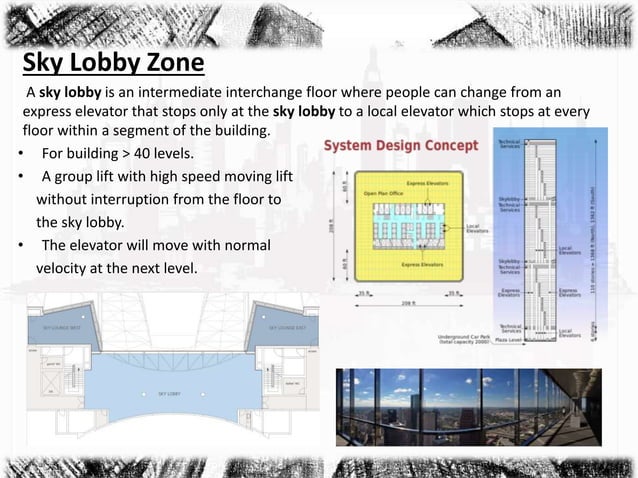 Vertical Circulation and Services of Highrise | PPTX | Automotive