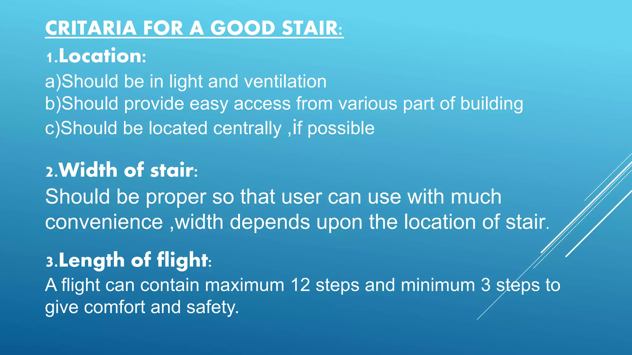 Vertical communication by stairs | PPTX