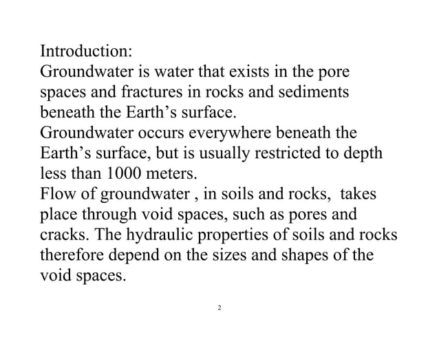 Vertical distribution of groundwater | PDF | Chemistry | Science