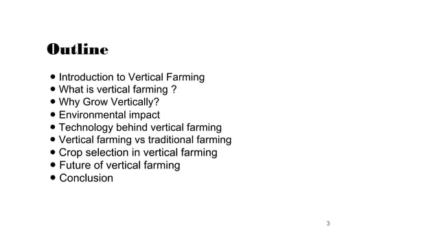 Vertical farming | PPT