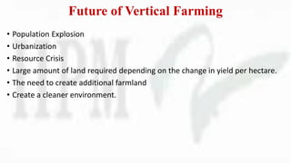 Vertical farming | PPTX