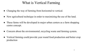 Vertical farming | PPTX