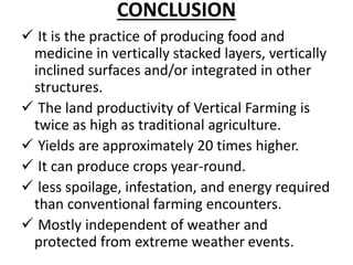 Vertical farming | PPTX