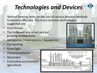 Vertical farming | PPTX