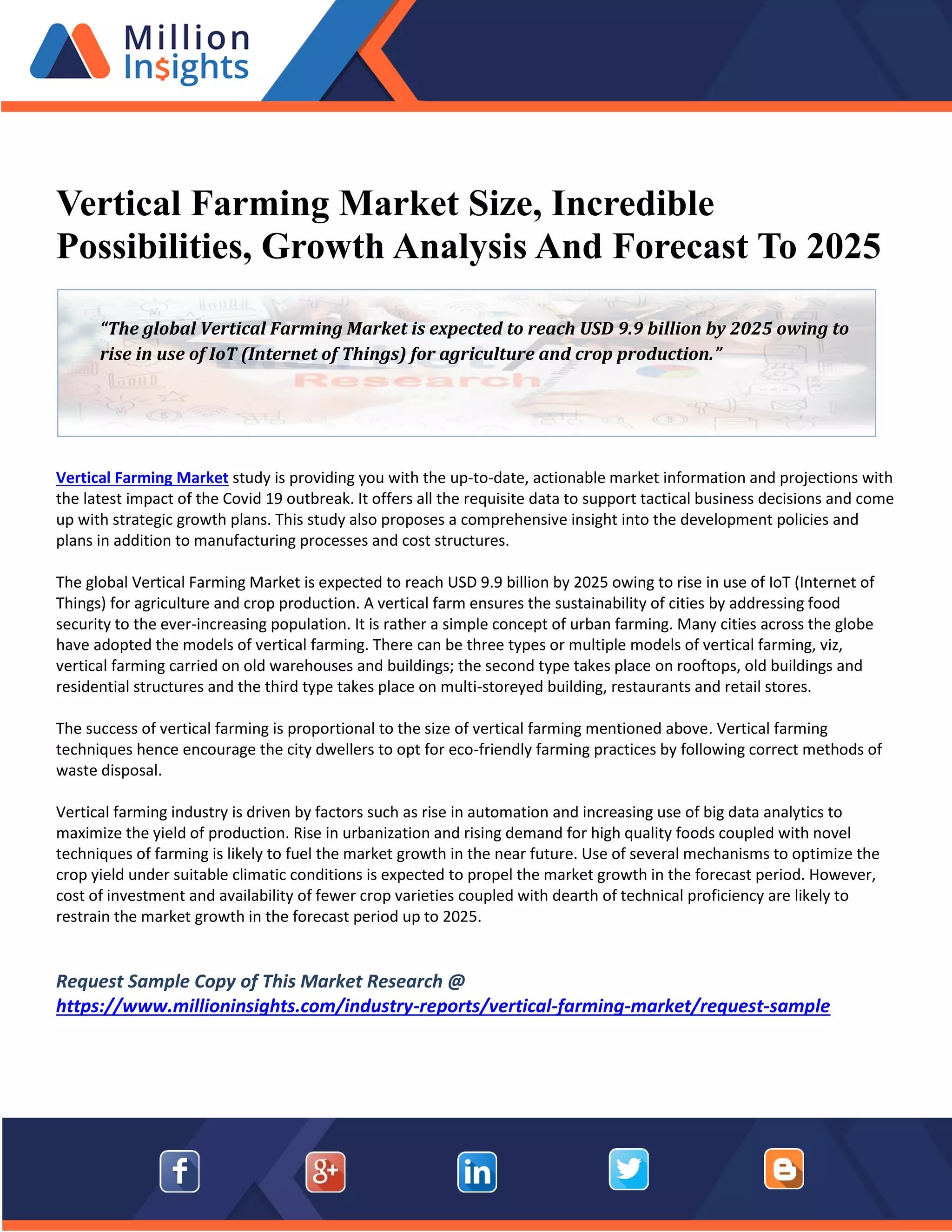 Vertical Farming Market Size, Incredible Possibilities, Growth Analysis ...