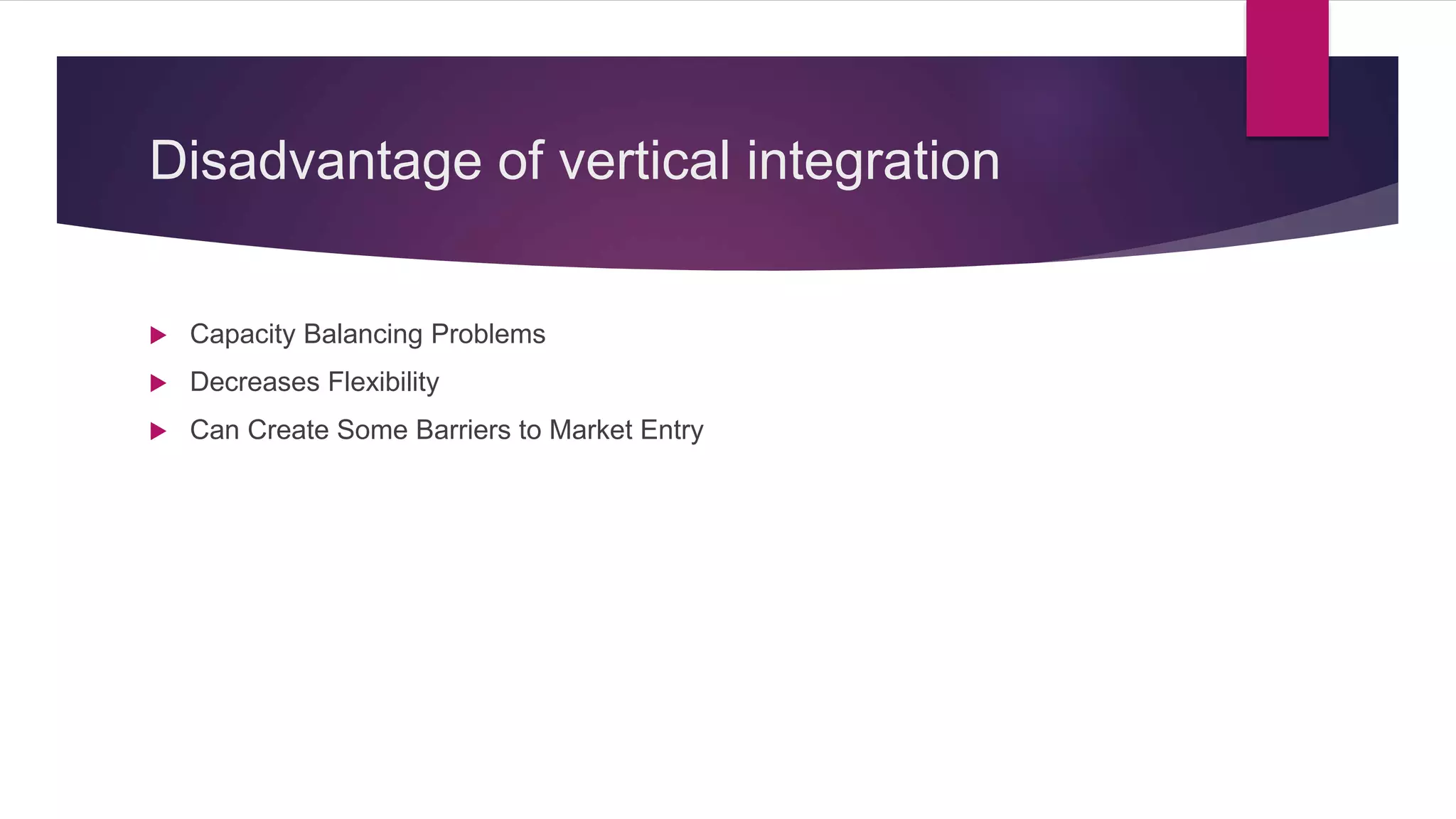 Vertical & horizontal integration | PPTX