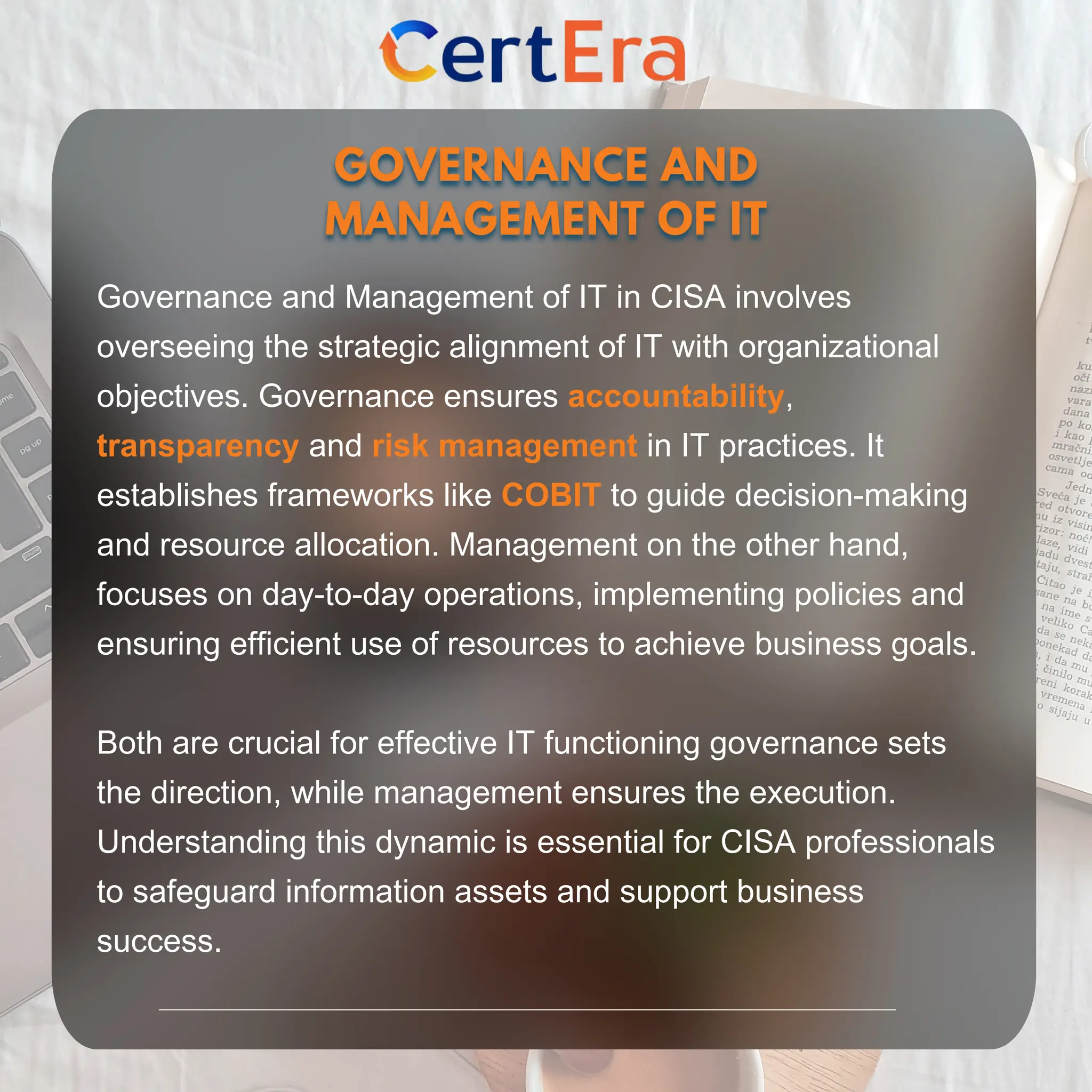 vertical in CISA certification and Five Domains are in CISA | PDF
