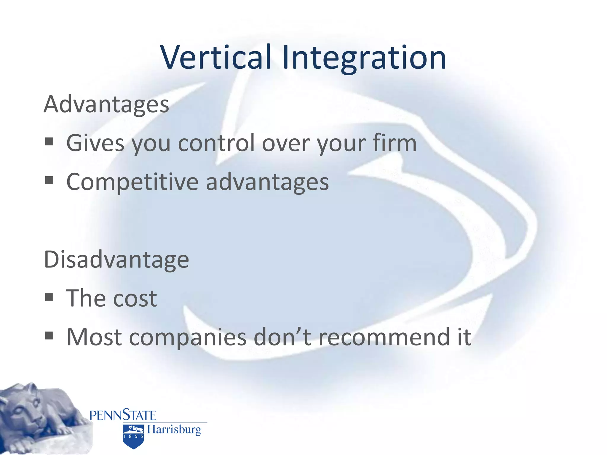 Vertical integration | PPTX