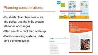 Andes Resilientes | Vertical integration of MEL in adaptation policy ...
