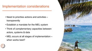Andes Resilientes | Vertical integration of MEL in adaptation policy ...