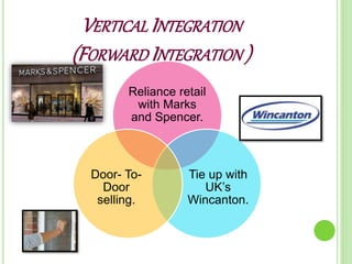 Vertical integration of reliance fresh | PPTX
