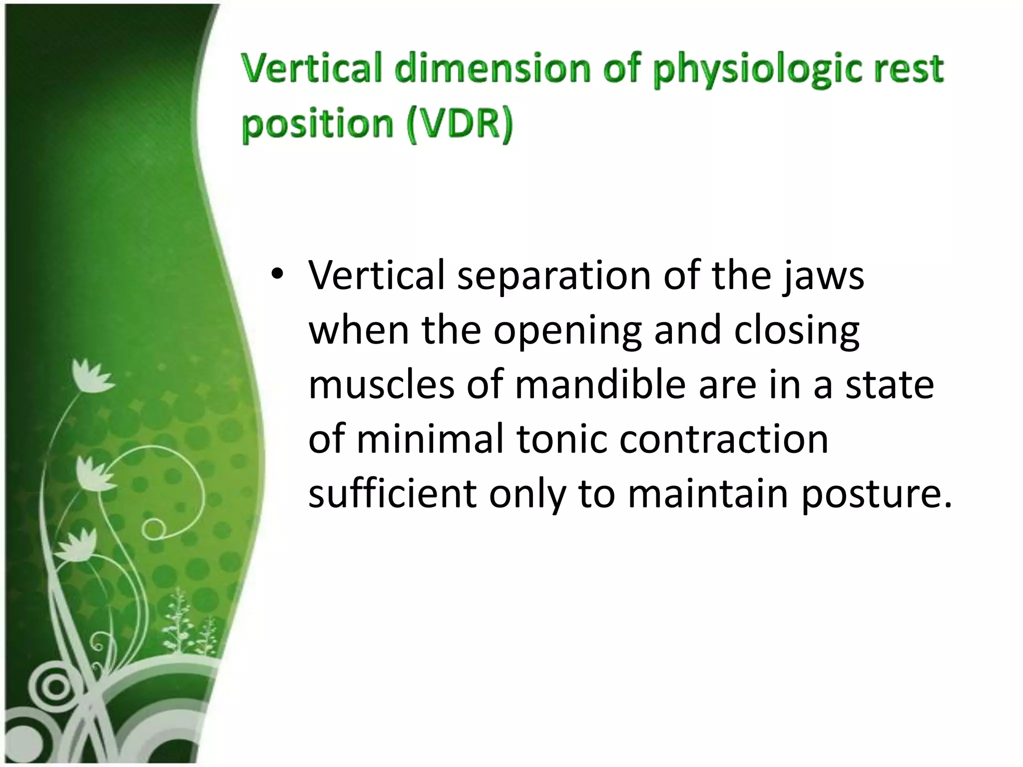 Vertical jaw relation | PPTX