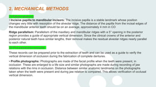 VERTICAL JAW RELATION, Prosthodontics UG | PPTX