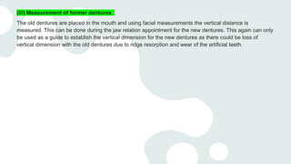 VERTICAL JAW RELATION, Prosthodontics UG | PPTX