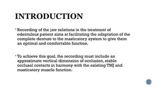VERTICAL JAW RELATION.pptx . prosthodontics | PPTX