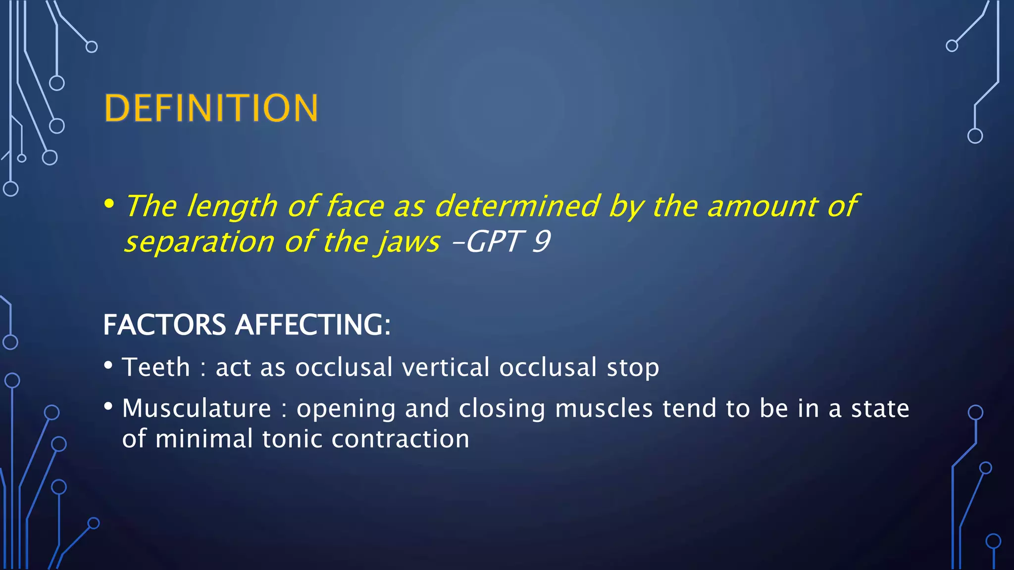 Vertical jaw relation | PPTX