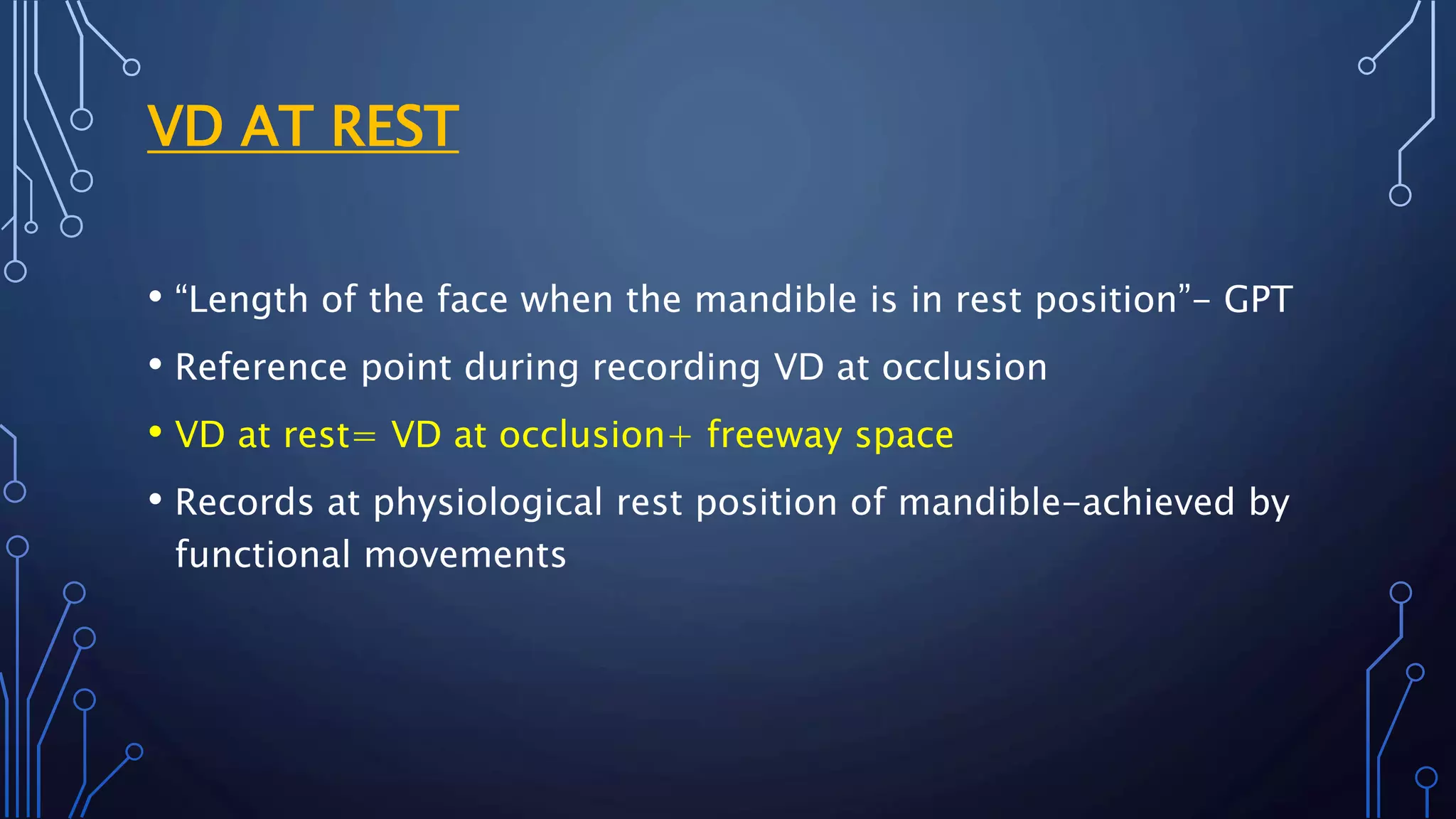 Vertical jaw relation | PPTX