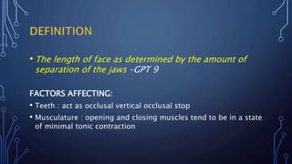 Vertical jaw relation | PPTX
