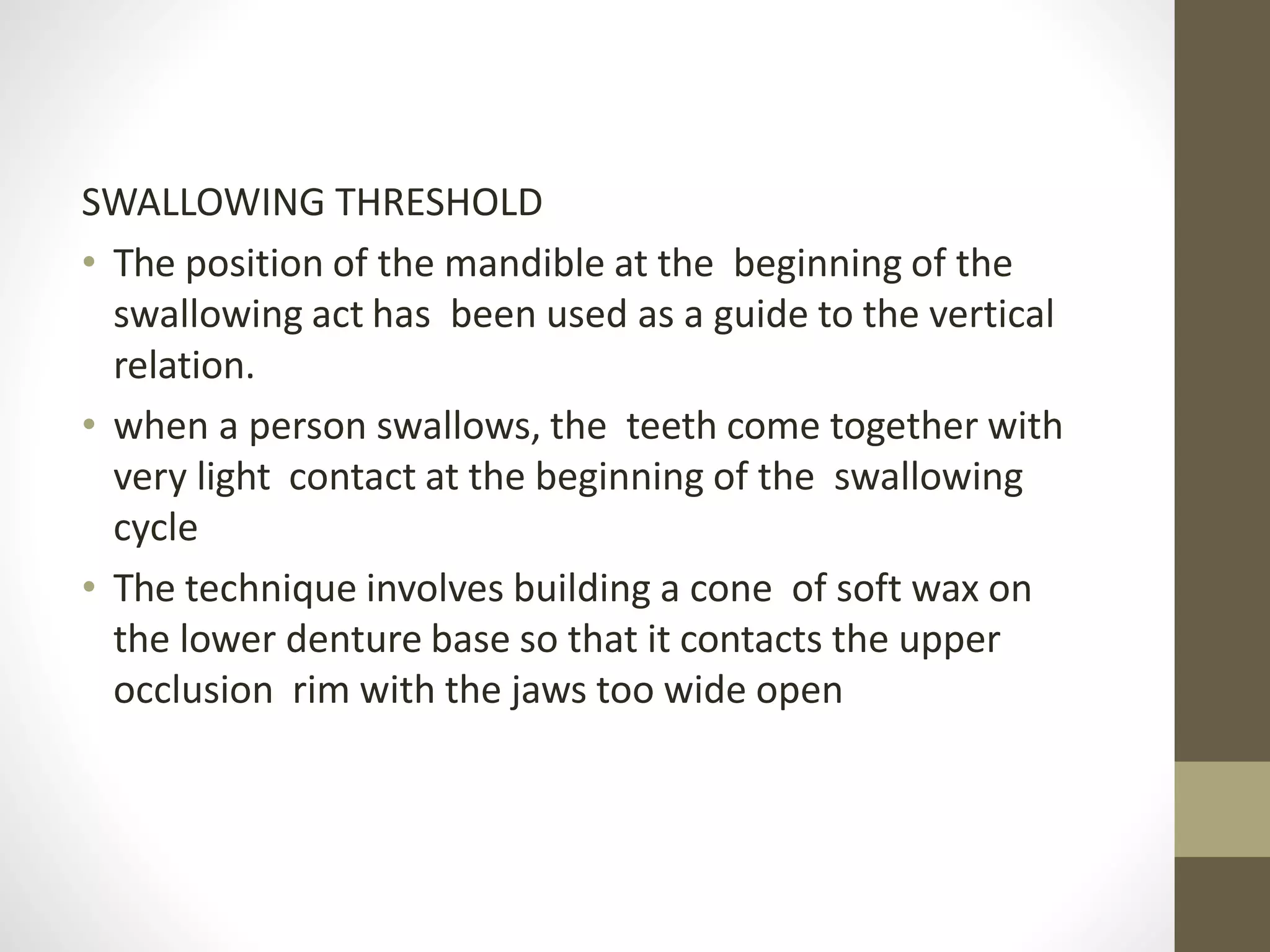 Vertical jaw relation | PPTX