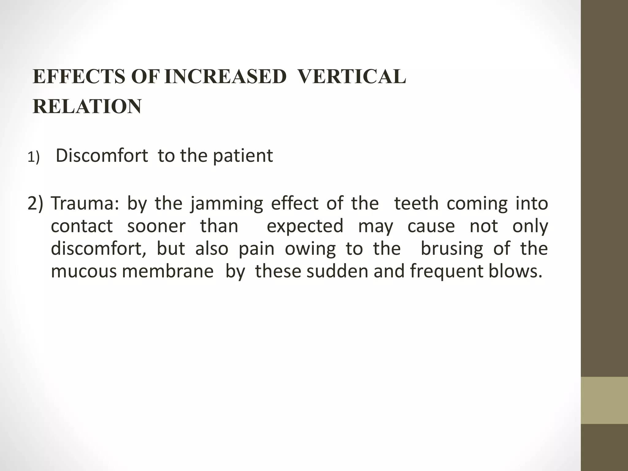 Vertical jaw relation | PPTX