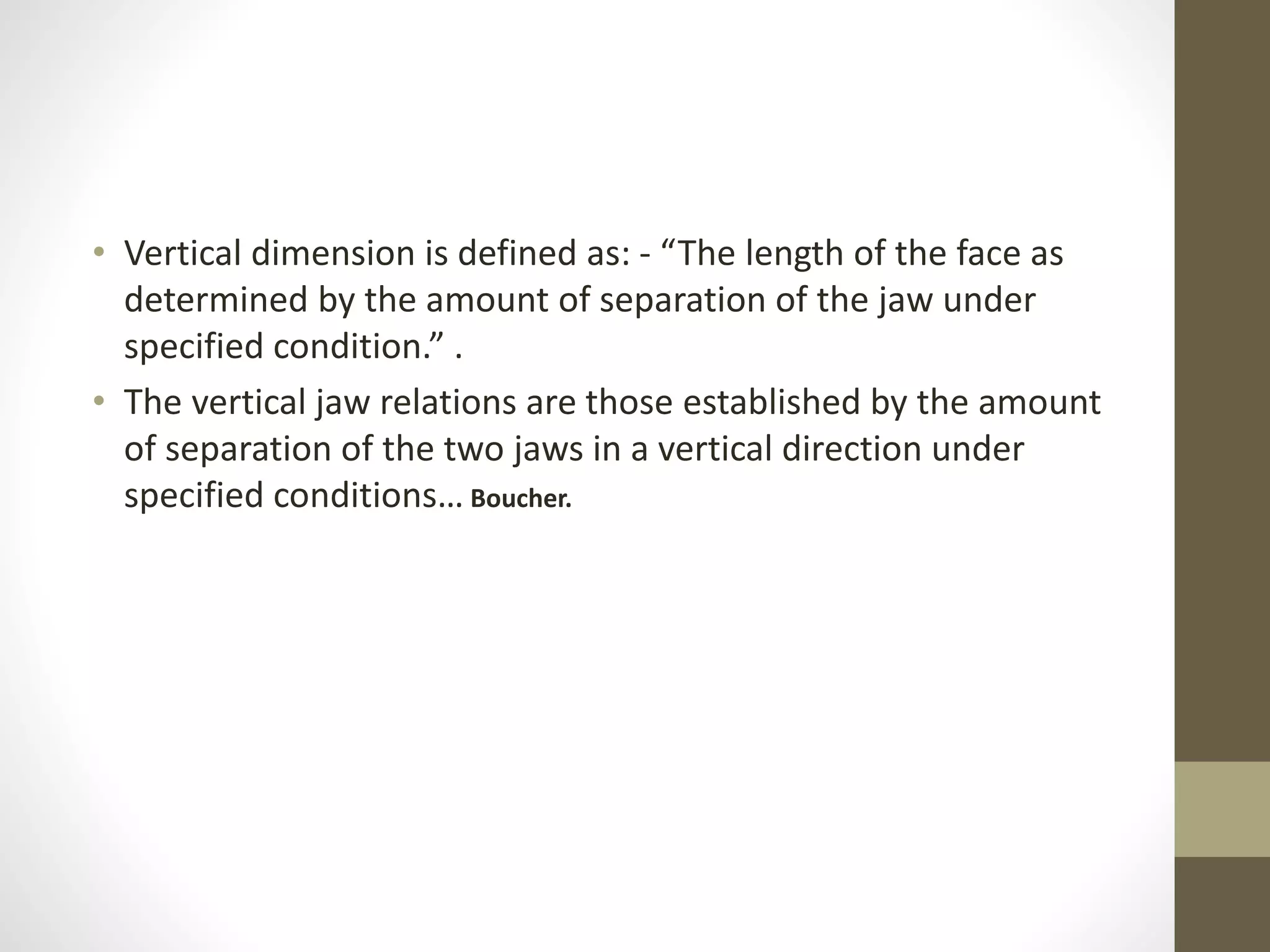 Vertical jaw relation | PPTX