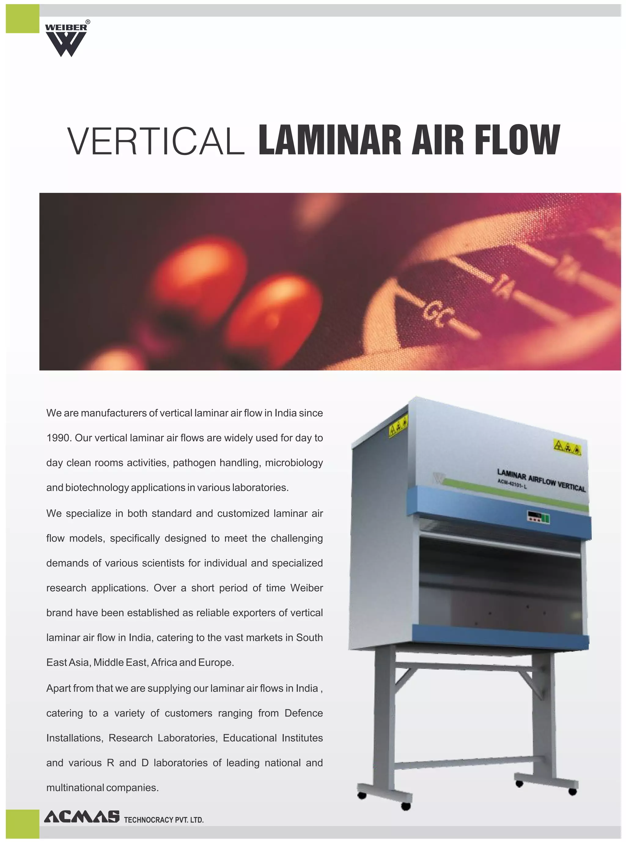 Vertical laminar air flow | PDF