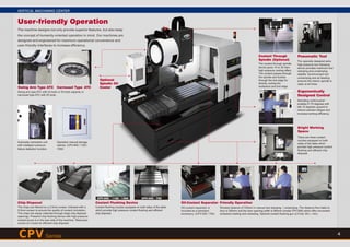 Vertical machining center_cpv_series | PDF
