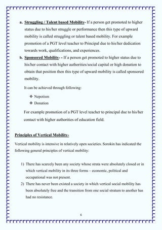 Vertical mobility of teacher by Garima Tandon | PDF