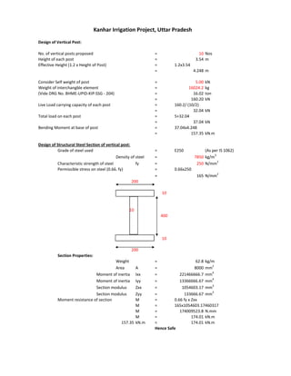 Vertical Post Design 111111111111111111111111111111111111111111 | PDF