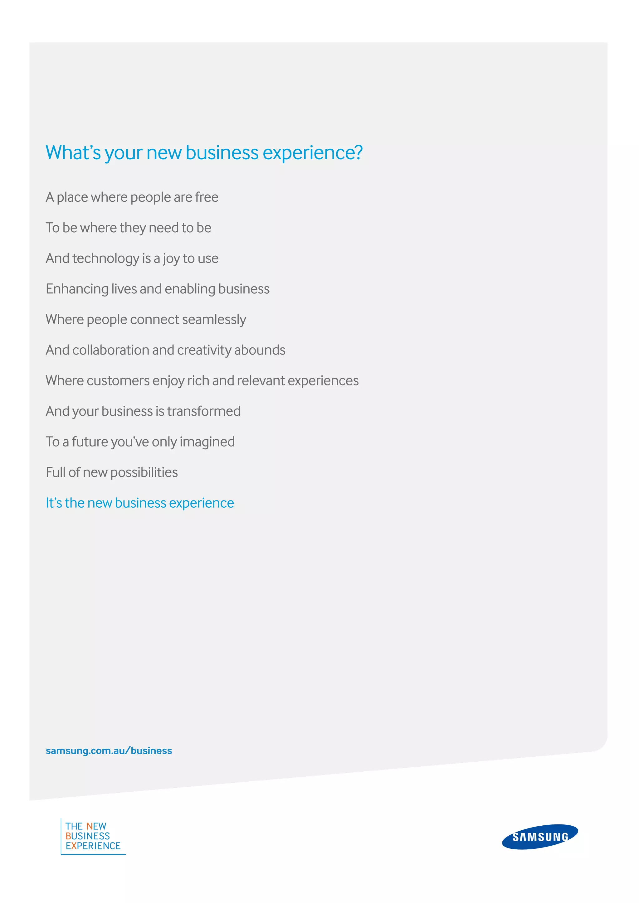 Samsung and Retail brochure | PDF