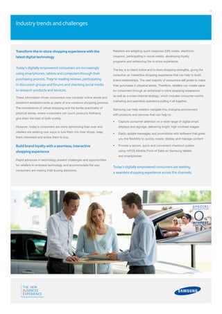 Samsung and Retail brochure | PDF | Smartphones | Consumer Electronics