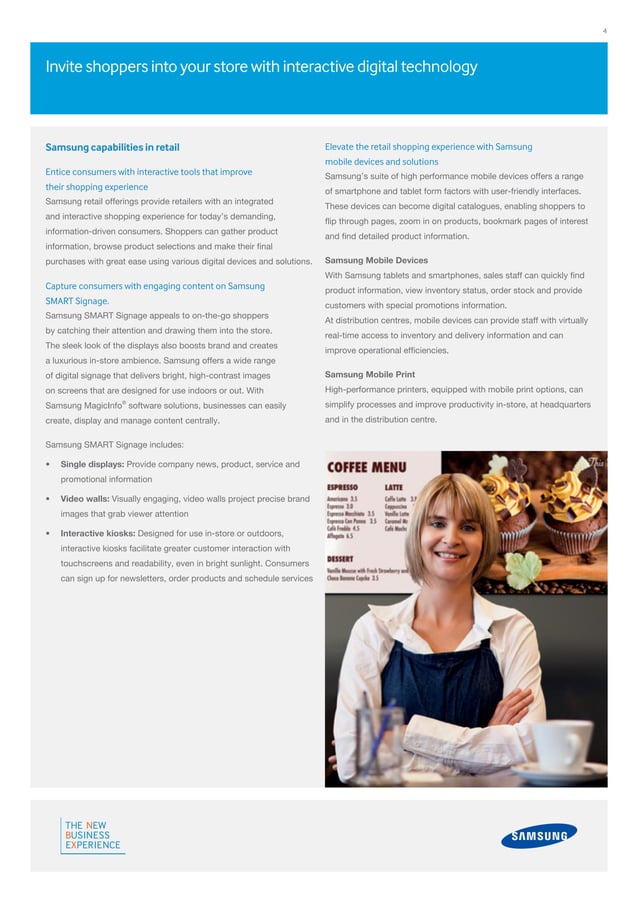 Samsung and Retail brochure | PDF | Smartphones | Consumer Electronics