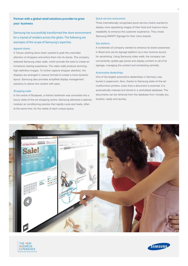 Samsung and Retail brochure | PDF | Smartphones | Consumer Electronics