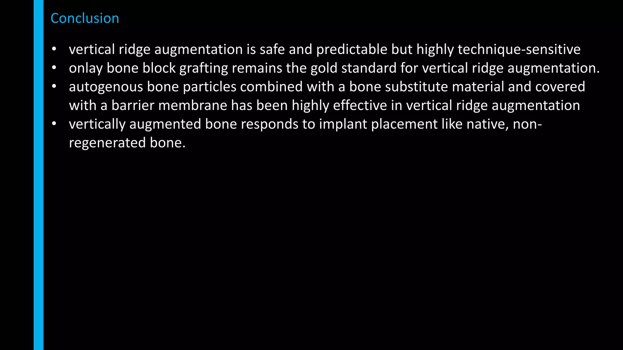 Vertical ridge augmentation | PPTX
