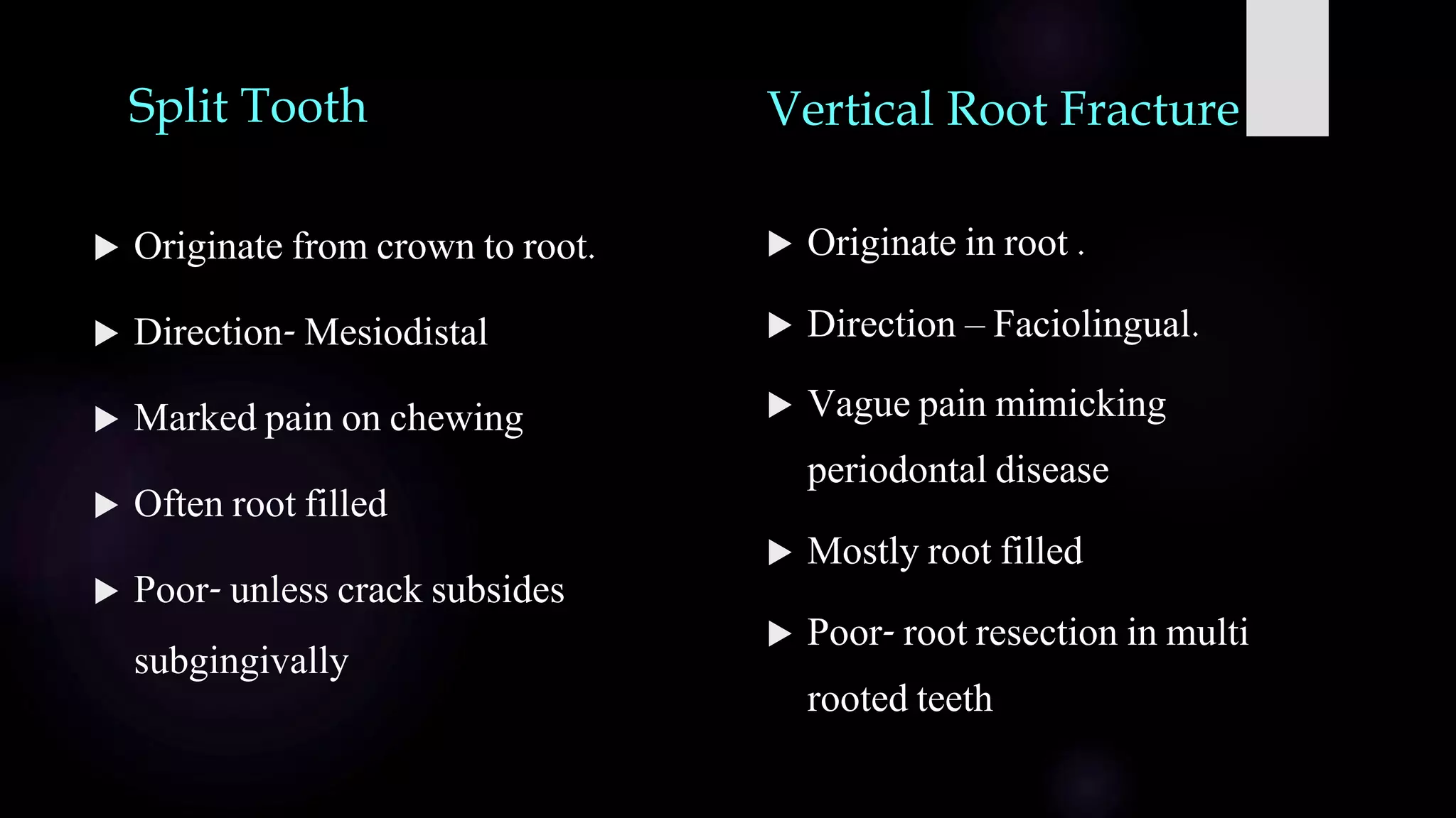 Vertical root fracture | PPTX