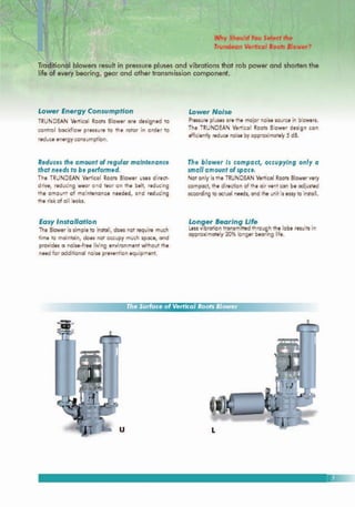Vertical roots blower | PDF
