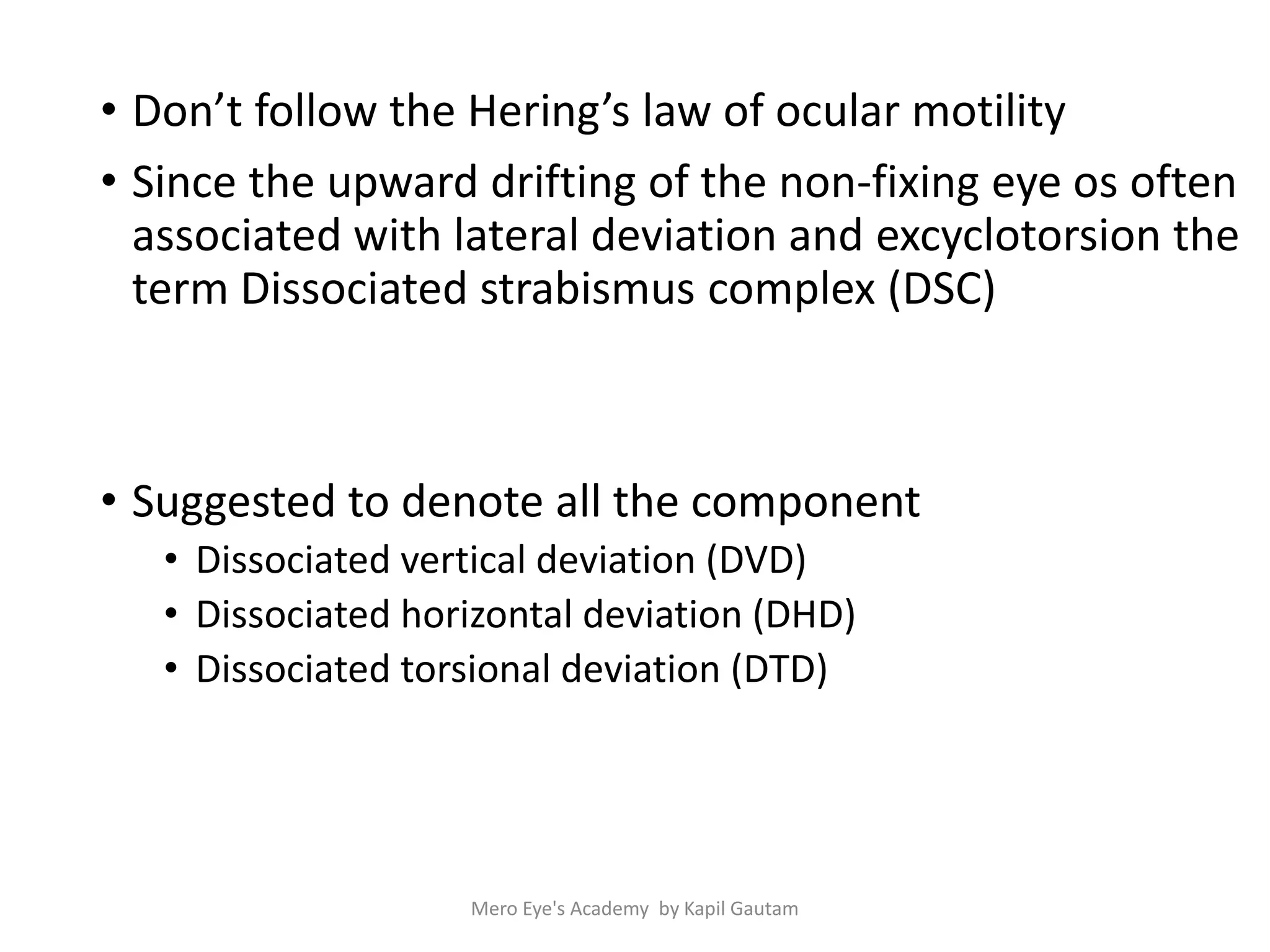 Vertical Strabismus and Cyclo-deviations | PDF