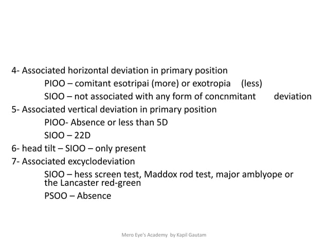 Vertical Strabismus and Cyclo-deviations | PDF