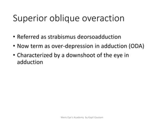Vertical Strabismus and Cyclo-deviations | PDF