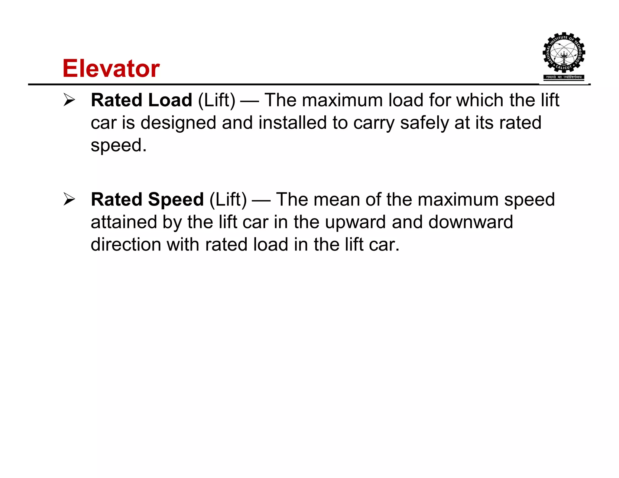 Vertical Transportation Systems in Buildings by Ramesh Nayaka | PDF