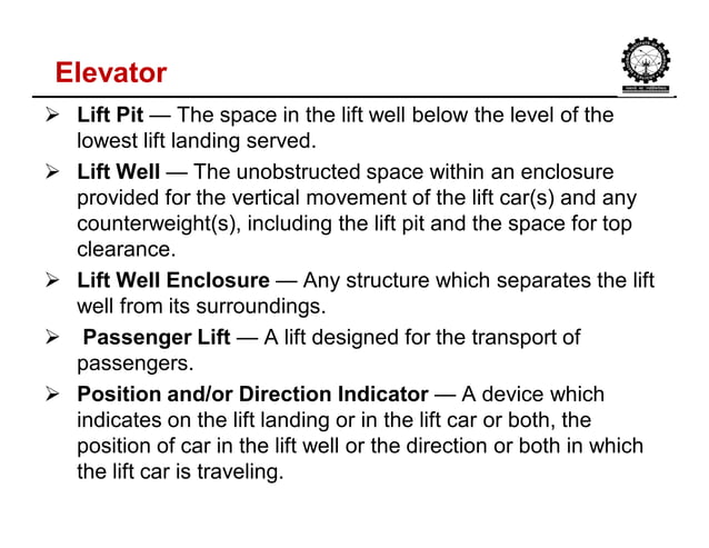 Vertical Transportation Systems in Buildings by Ramesh Nayaka | PDF ...