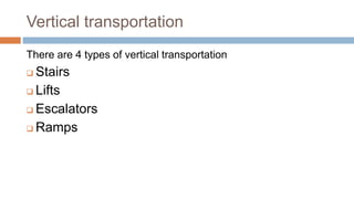 Vertical transportation important | PPTX