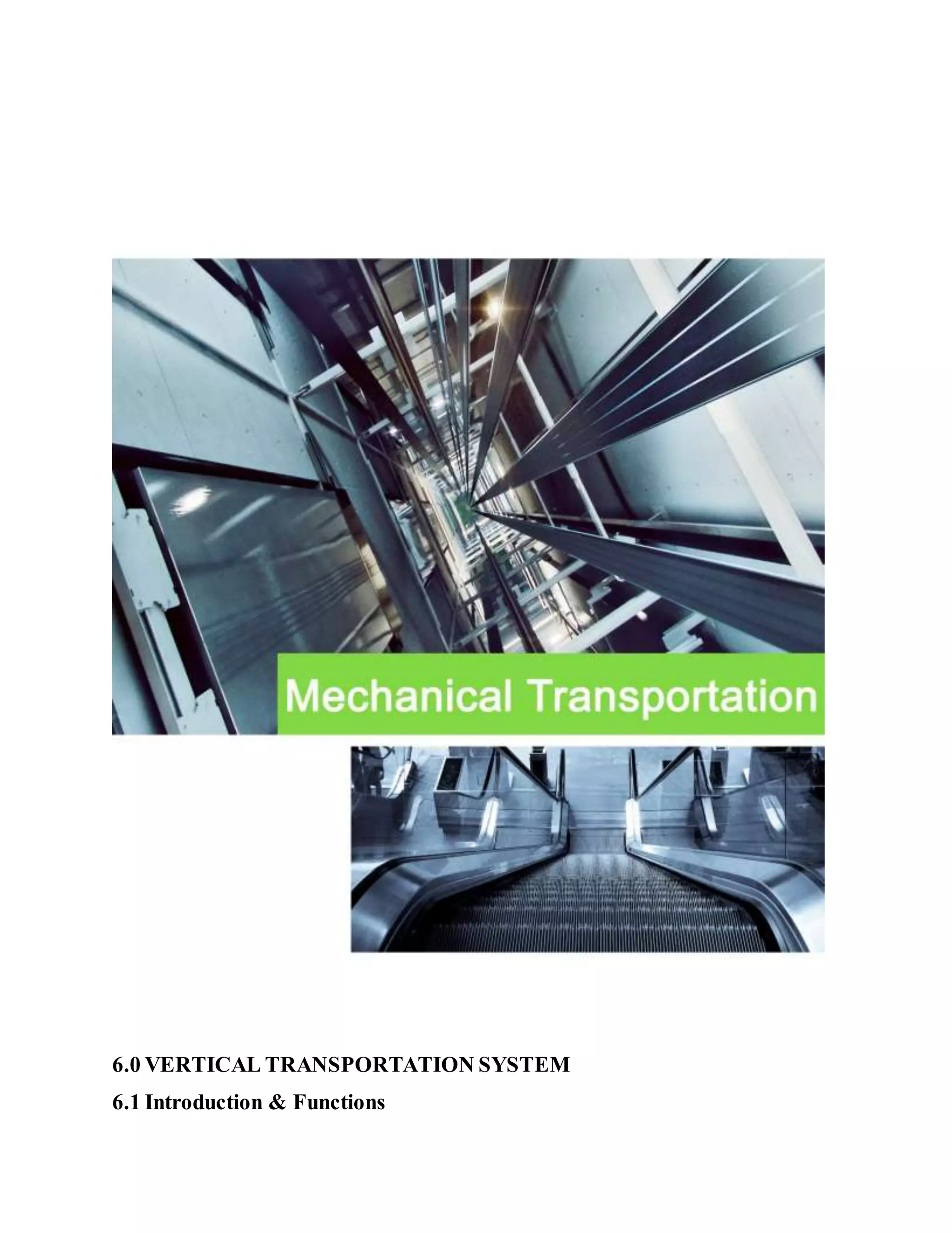 Vertical transportation system | PDF