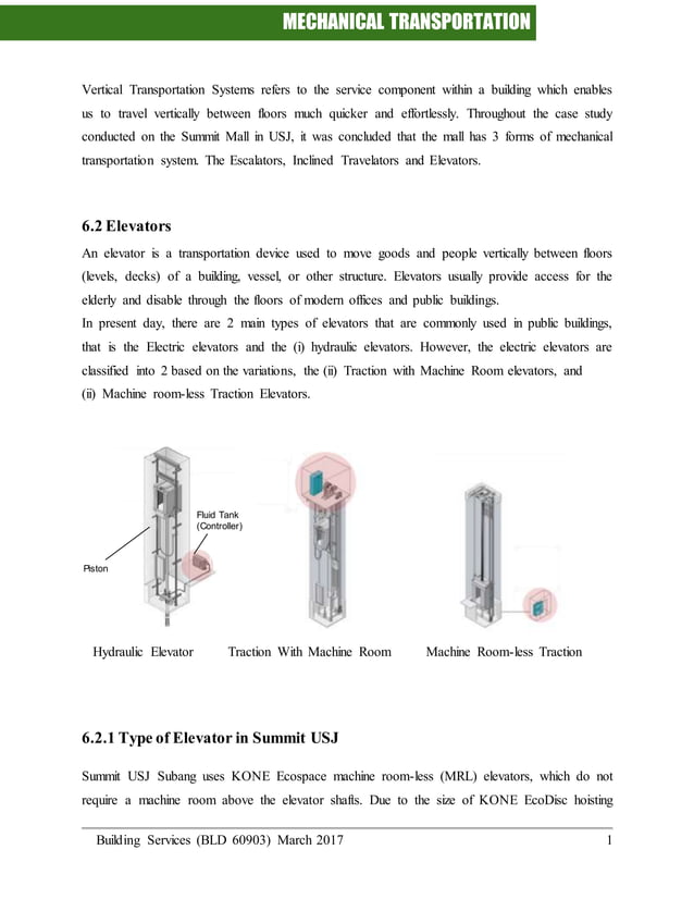 Vertical transportation system
