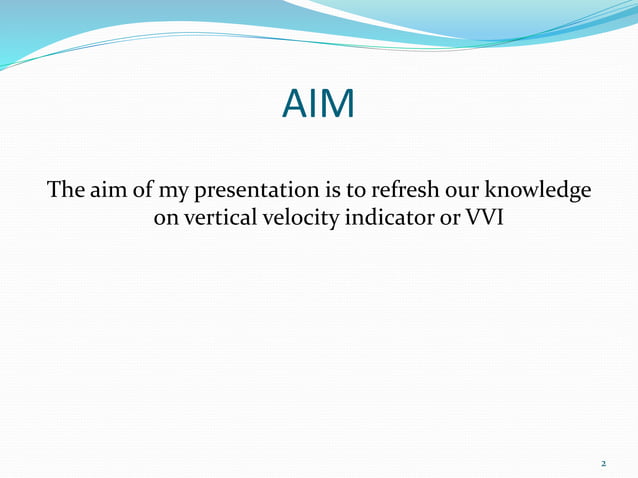 Vertical velocity indicator | PPTX