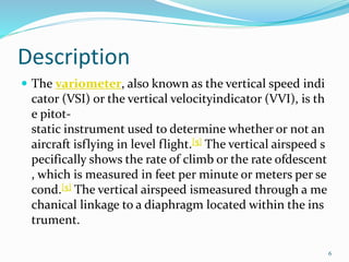 Vertical velocity indicator | PPTX