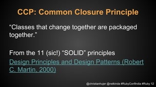 Vertical vs horizontal software architecture ruby conf india 2016 | PPT