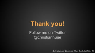 Vertical vs horizontal software architecture ruby conf india 2016 | PPT