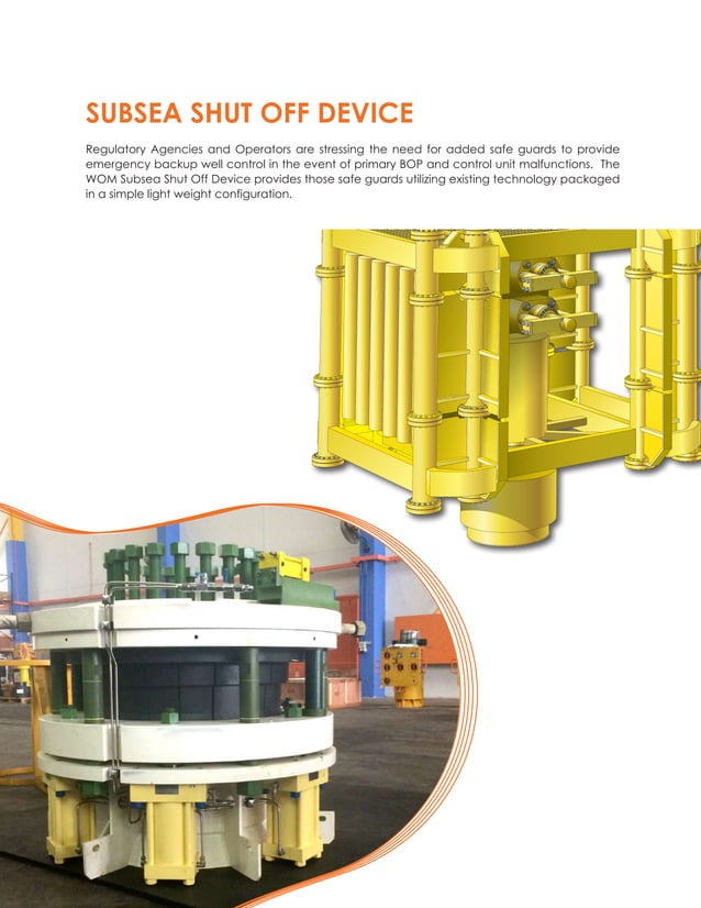 Vertical X-Mas Subsea Trees, Injection Subsea Trees - WOM Group | PDF